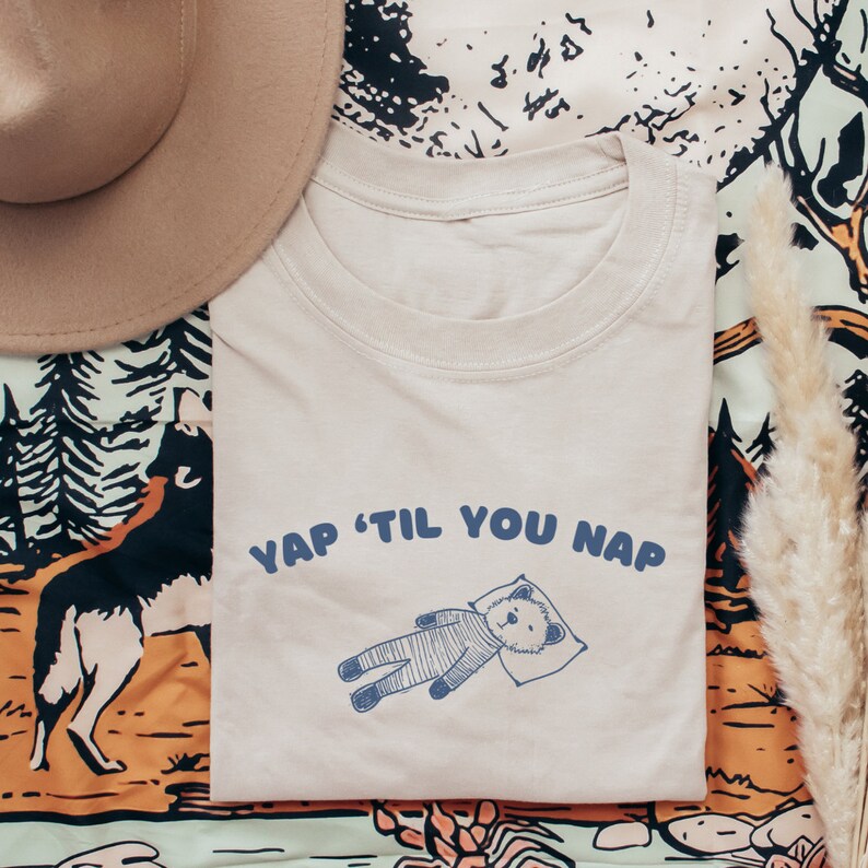 Yap Nap Certified Yapper Unisex Shirt Funny Y2K Meme Shirt gift for Her ...