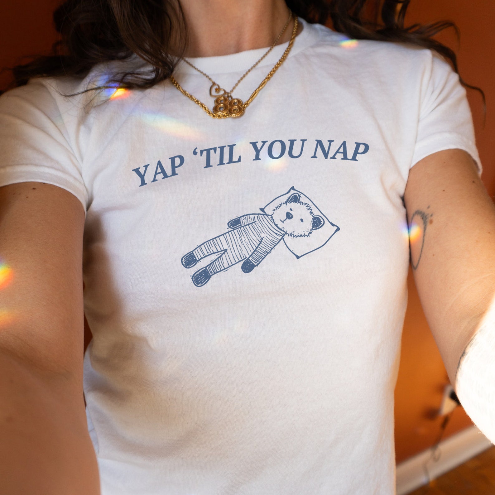 Yap Nap Certified Yapper Girly Shirt | Funny Y2K Meme Shirt | Gift for ...