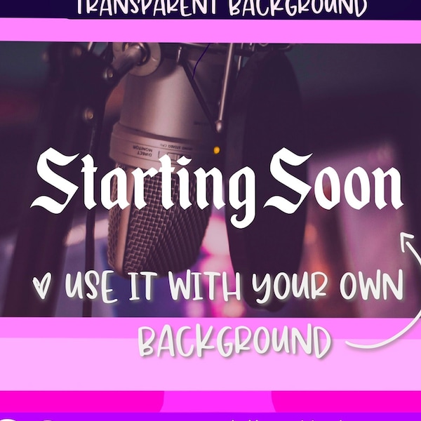 Stream Starting Soon - Etsy