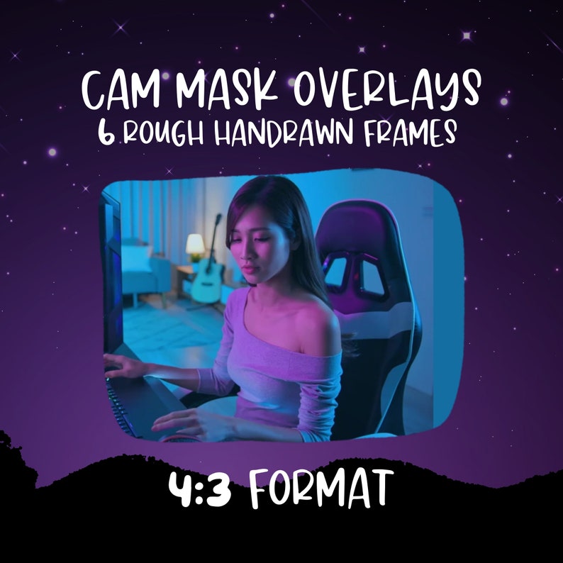 6 Static Webcam Frame Shapes for Twitch and Streaming Using OBS and ...