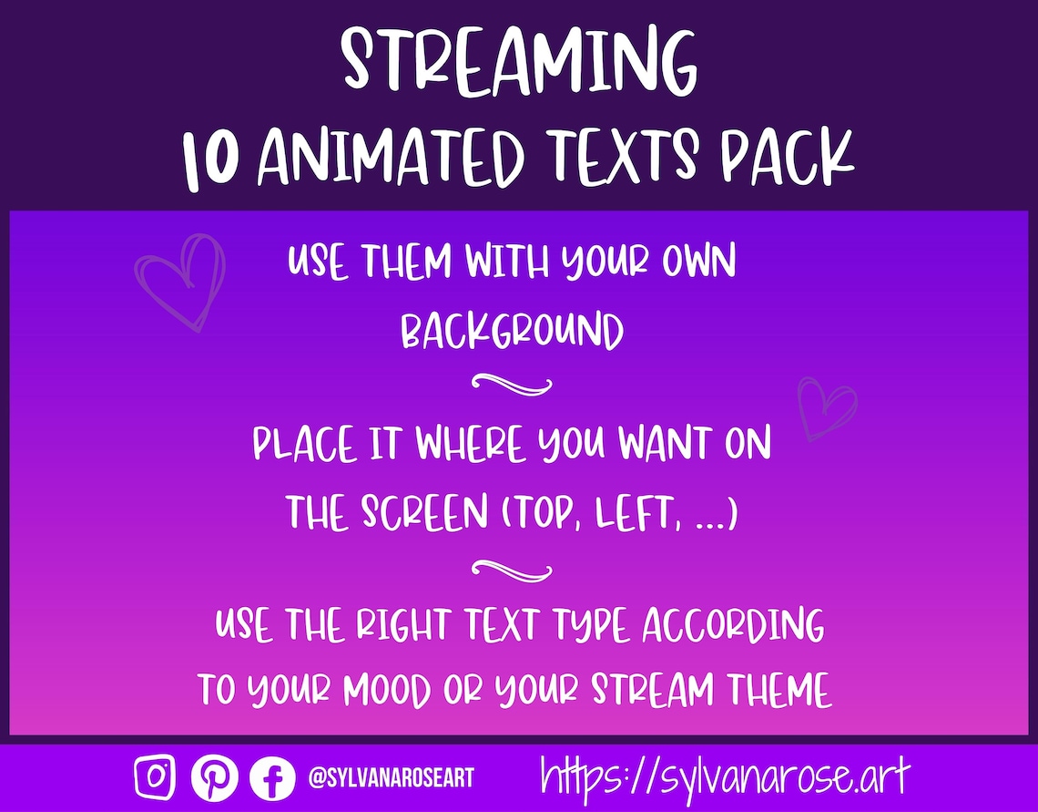 Bundle-10 Animated Stream Screen Text - "starting Soon" - "be Right ...