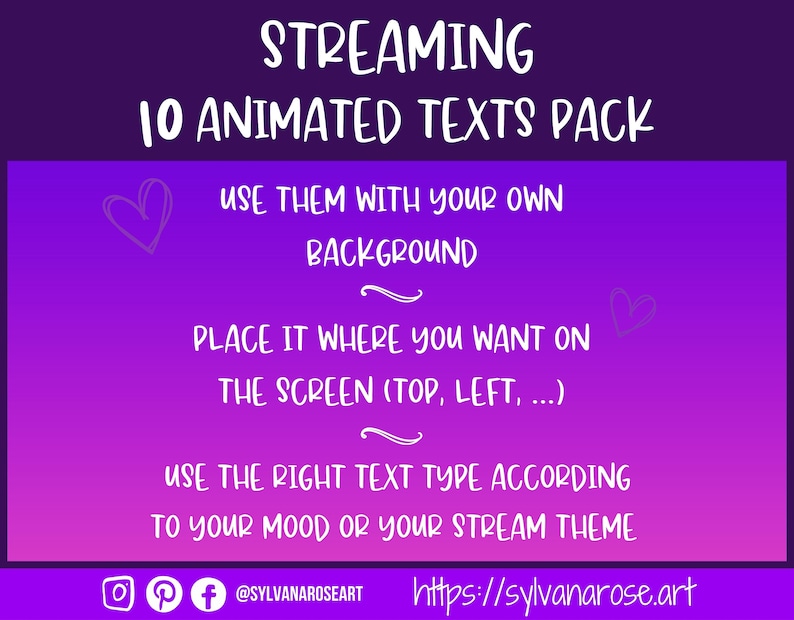 Bundle-10 Animated Stream Screen Text - "starting Soon" - "be Right ...