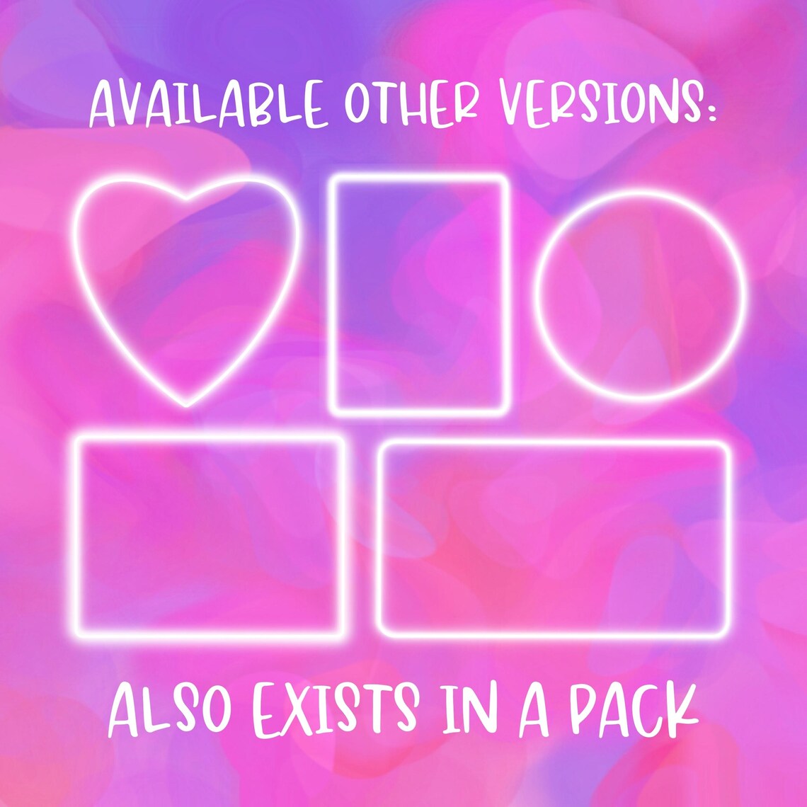 Static Neon Square Webcam Overlay for Streaming, Twitch, Kick, OBS ...