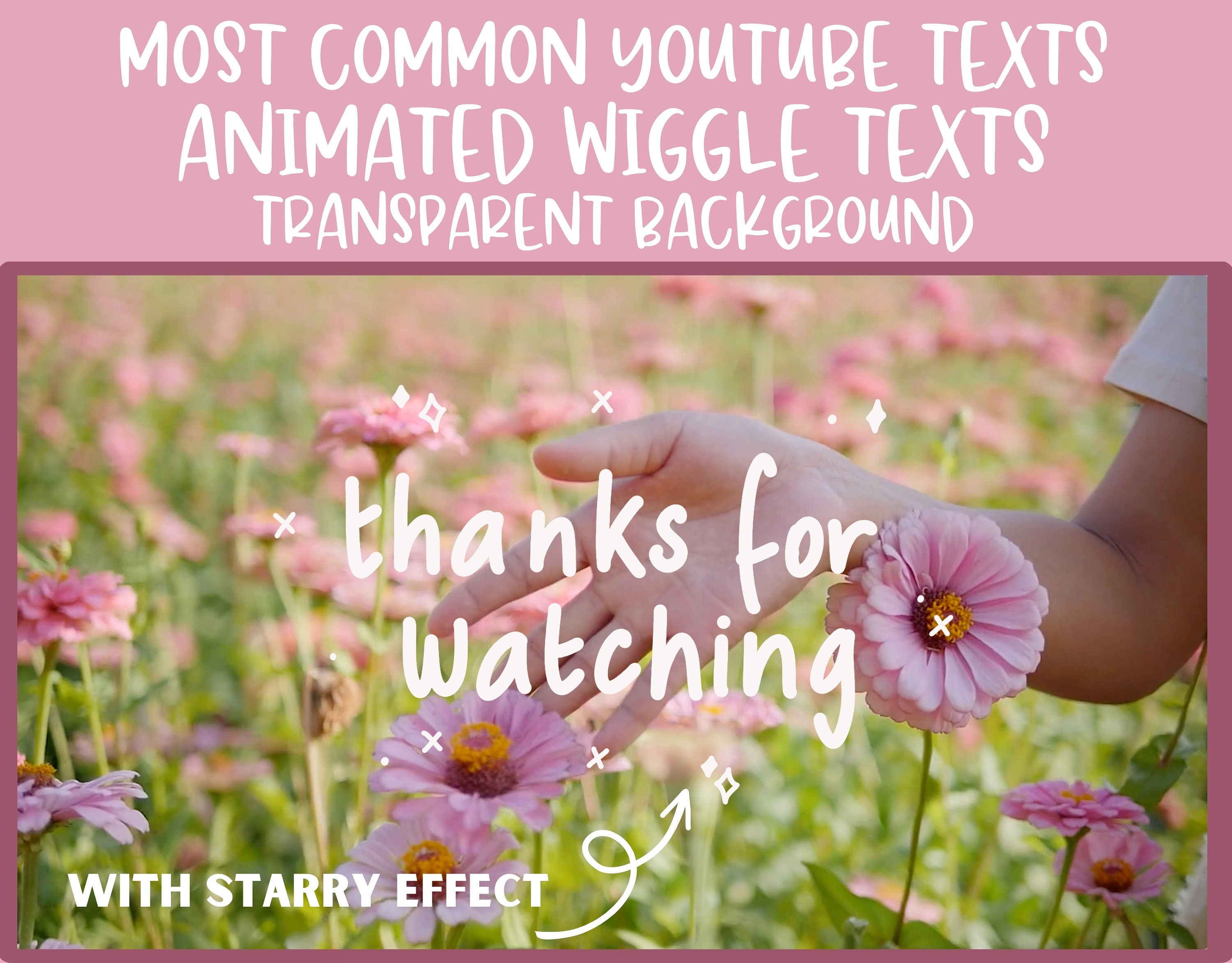 Most Common Animated Hand Drawn Wiggle Texts Starry Effect Transparent ...