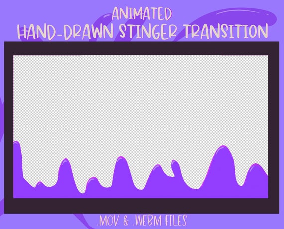 Twitch Stinger Transition Transition Twitch Anime Animated | Etsy