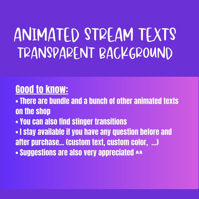 Animated Hand Drawn Wiggle Black Stream Screen Texts Starting Soon, Be ...
