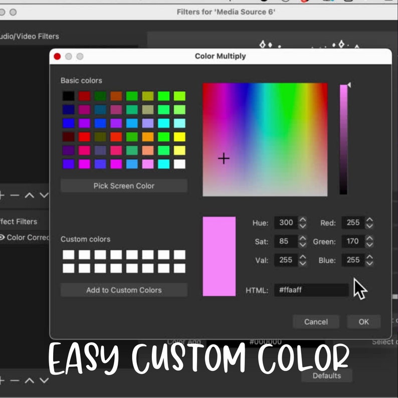 Webcam Overlay Starry Animated Frame for Streaming in Heart Format - Etsy