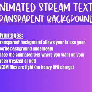 Animated Stream Screen Texts Starting Soon, Be Right Back, Stream ...