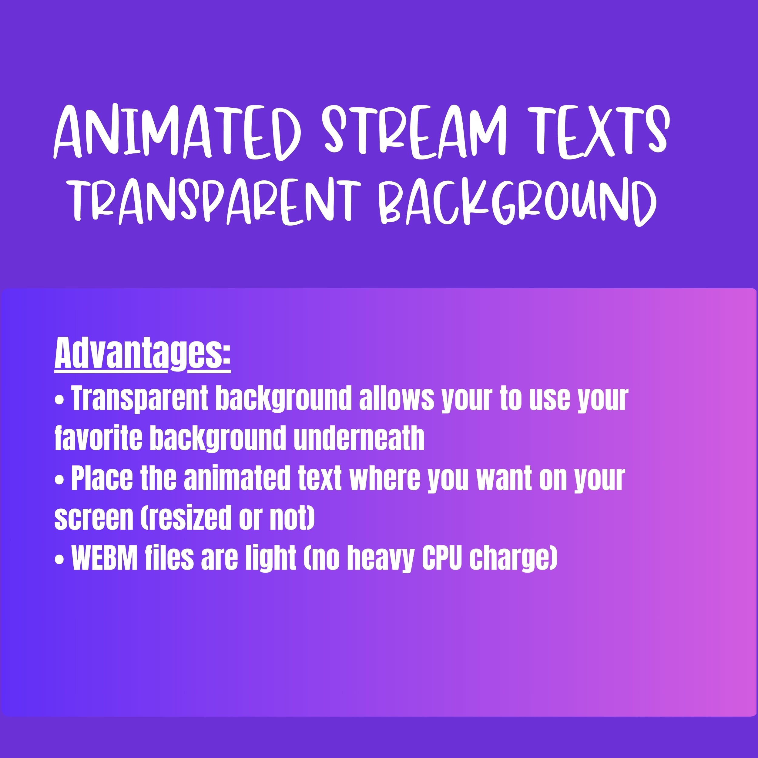 Animated Hand Drawn Wiggle Purple Stream Screen Texts Starting Soon, Be ...