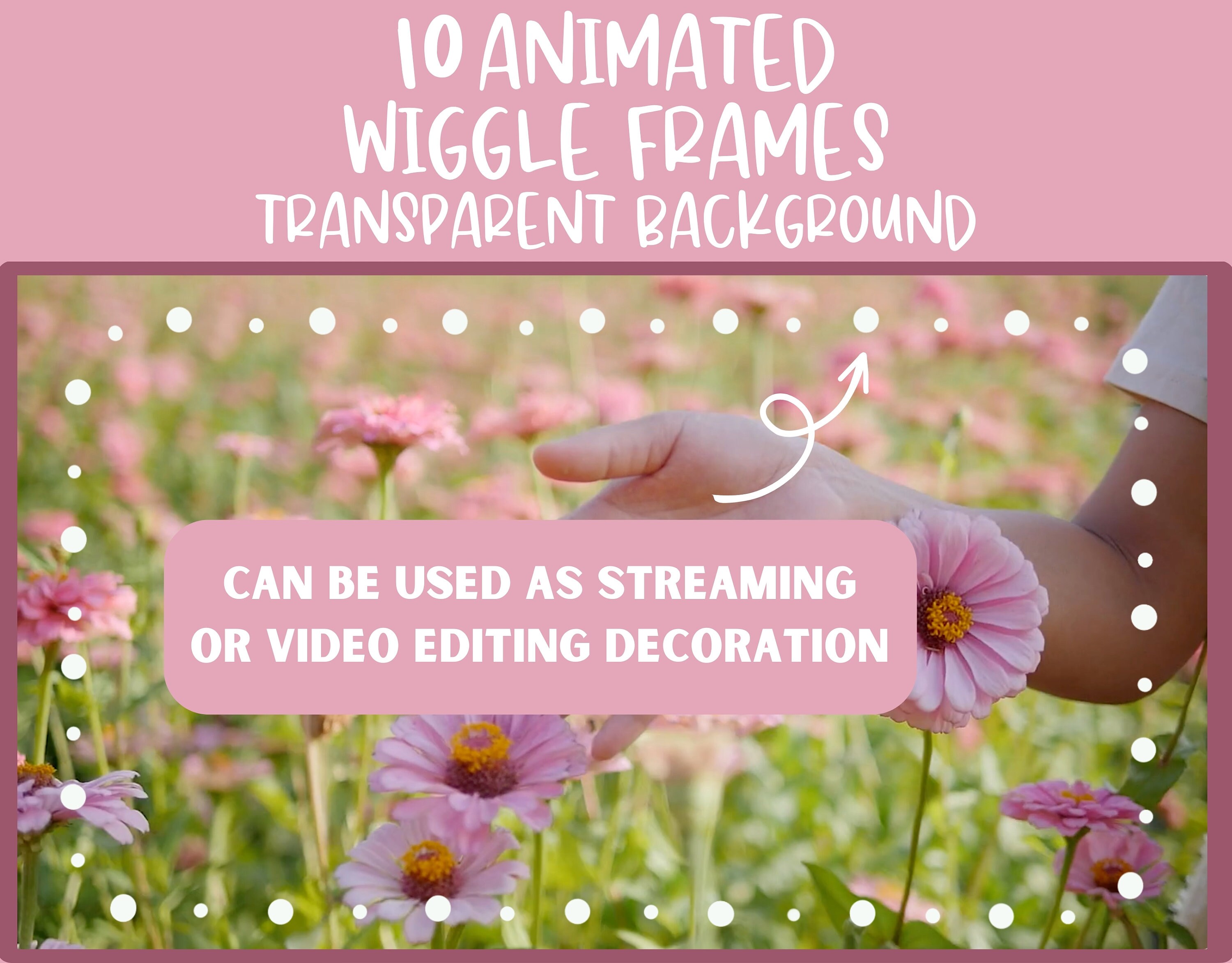 10 Animated Hand Drawn Wiggle Frames Transparent Background for Youtube ...