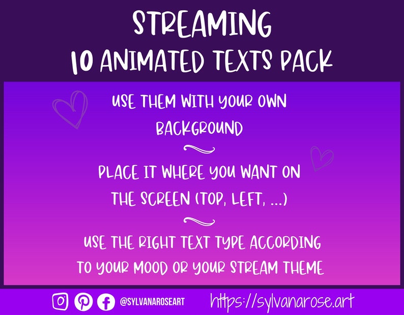 Bundle-10 Animated Stream Screen Text - "starting Soon" - "be Right ...