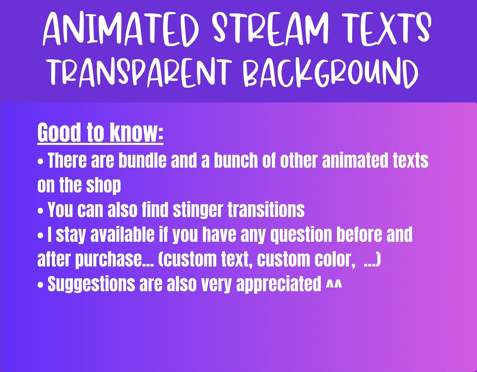 Animated Hand Drawn Wiggle Stream Screen Texts Starting Soon, Be Right ...