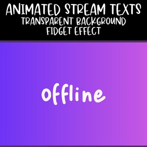 Animated Hand Drawn Wiggle Stream Screen Texts Starting Soon, Be Right ...