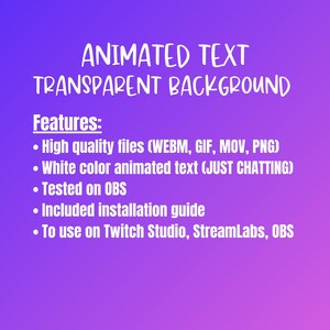 Animated Hand Drawn Wiggle Stream Screen Text "just Chatting With ...