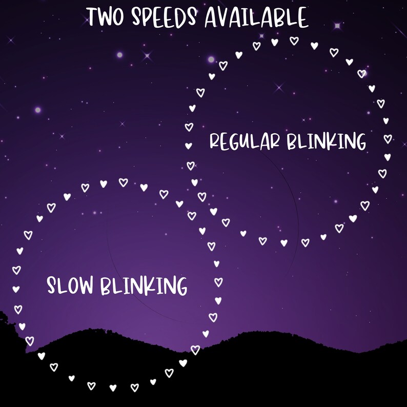 Webcam Overlay Blinking Hearts Animated Frame for Streaming in Circle ...