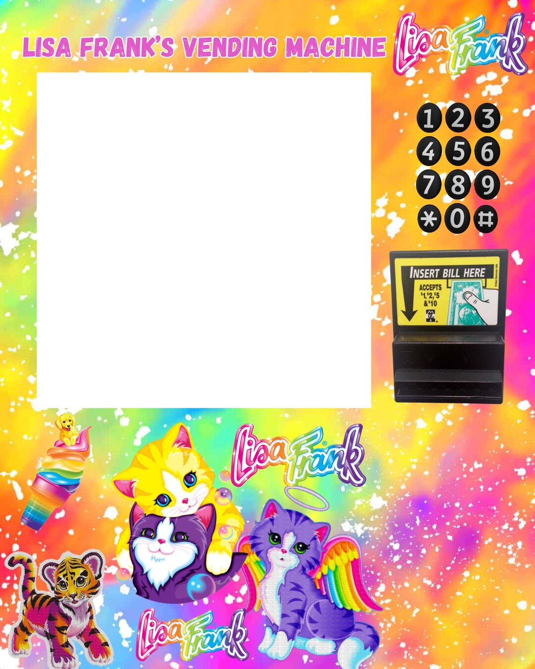 Girls Easter Vending Machine Template - Etsy