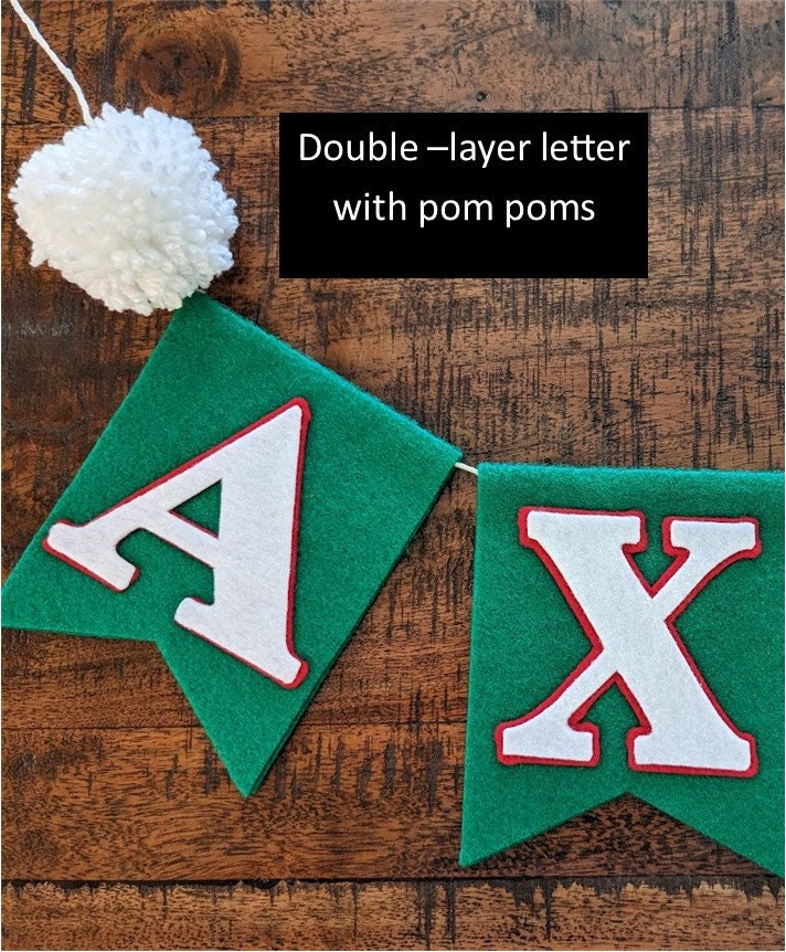 Custom Greek Letter Banner Sorority Gifts, Big Sis, Little Sis, Felt ...