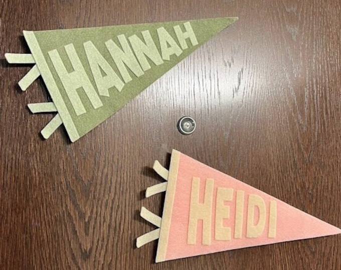 Personalized Name, Custom Dorm Room Pennant, Roommate, Dorm Decor ...