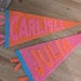 Personalized Name, Custom Dorm Room Pennant, Roommate, Dorm Decor ...