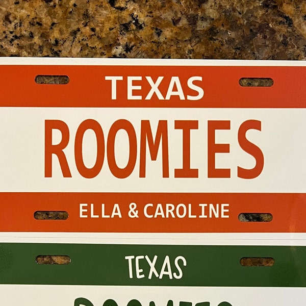 College Dorm Name Signs - Etsy