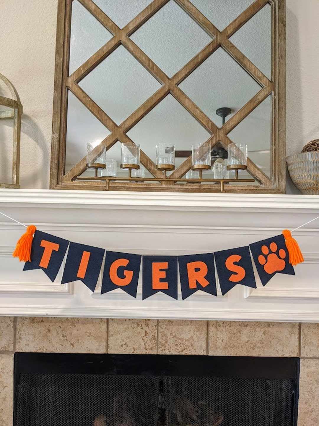 Tigers Mascot Banner, Graduation Party Decorations, Photo Prop - Etsy