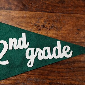 Back to School Pennant 1st Grade Pennant 1st Day of School - Etsy