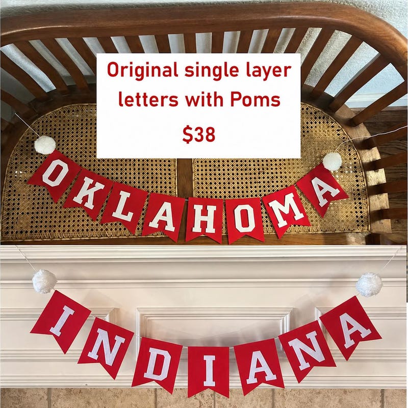 Oklahoma Bound Banner - Etsy