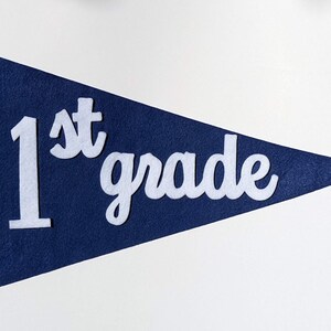 Back to School Pennant, 1st Grade Pennant, 1st Day of School, Felt ...