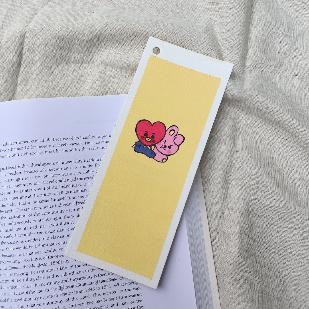 BT21 Handpainted Bookmark BTS Merch BT21 Merch Book Readers - Etsy