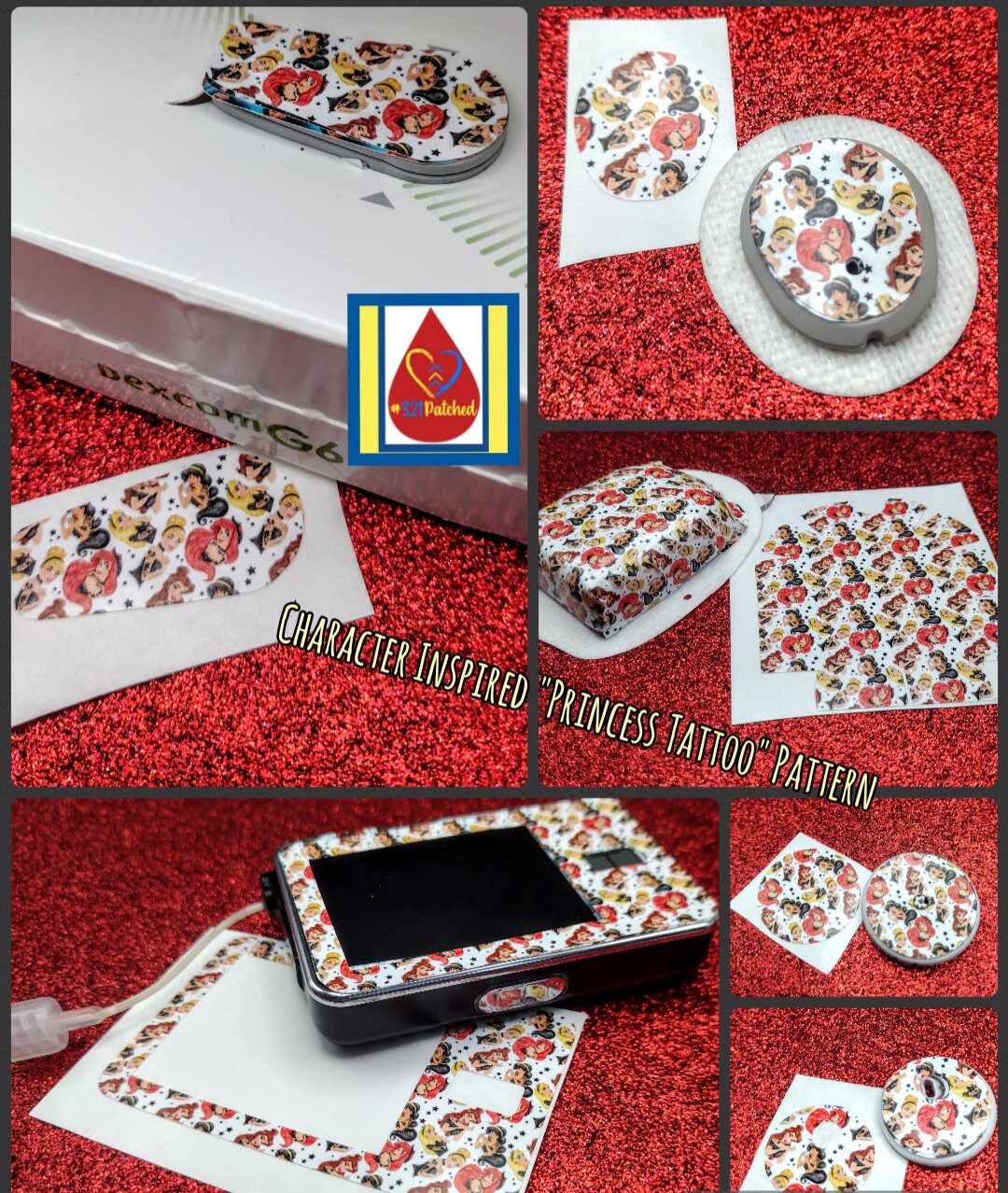 Character Inspired "tattooed Princess " Patches - Etsy