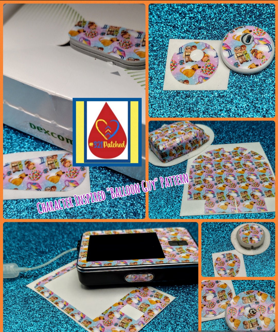 Character Inspired "balloon Guy" Patches - Etsy