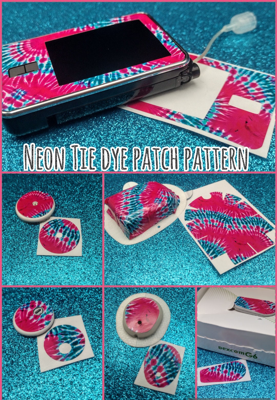 Neon Tie Dye Patch Patterns - Etsy