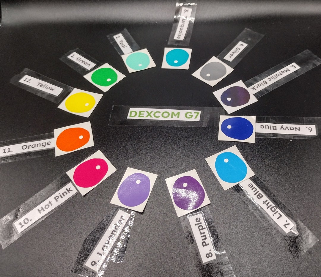 Solid Dexcom G7 Patch Colors - Etsy