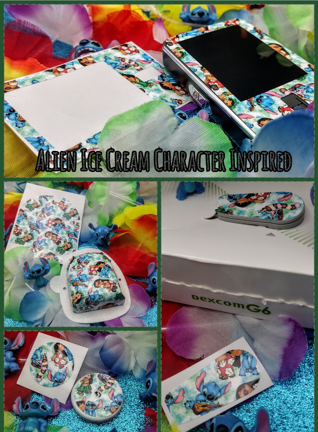 Character Inspired "alien Ice Cream" Pattern Decal - Etsy