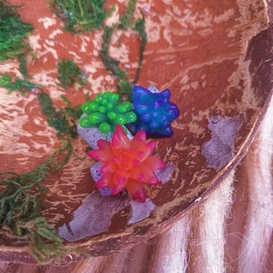 Succulent Beads for Dreadlocks / Colorful Plants for Braids, Dreadlocks ...