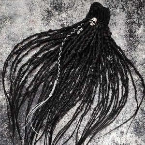 Black Goth Textured Dreads - Etsy