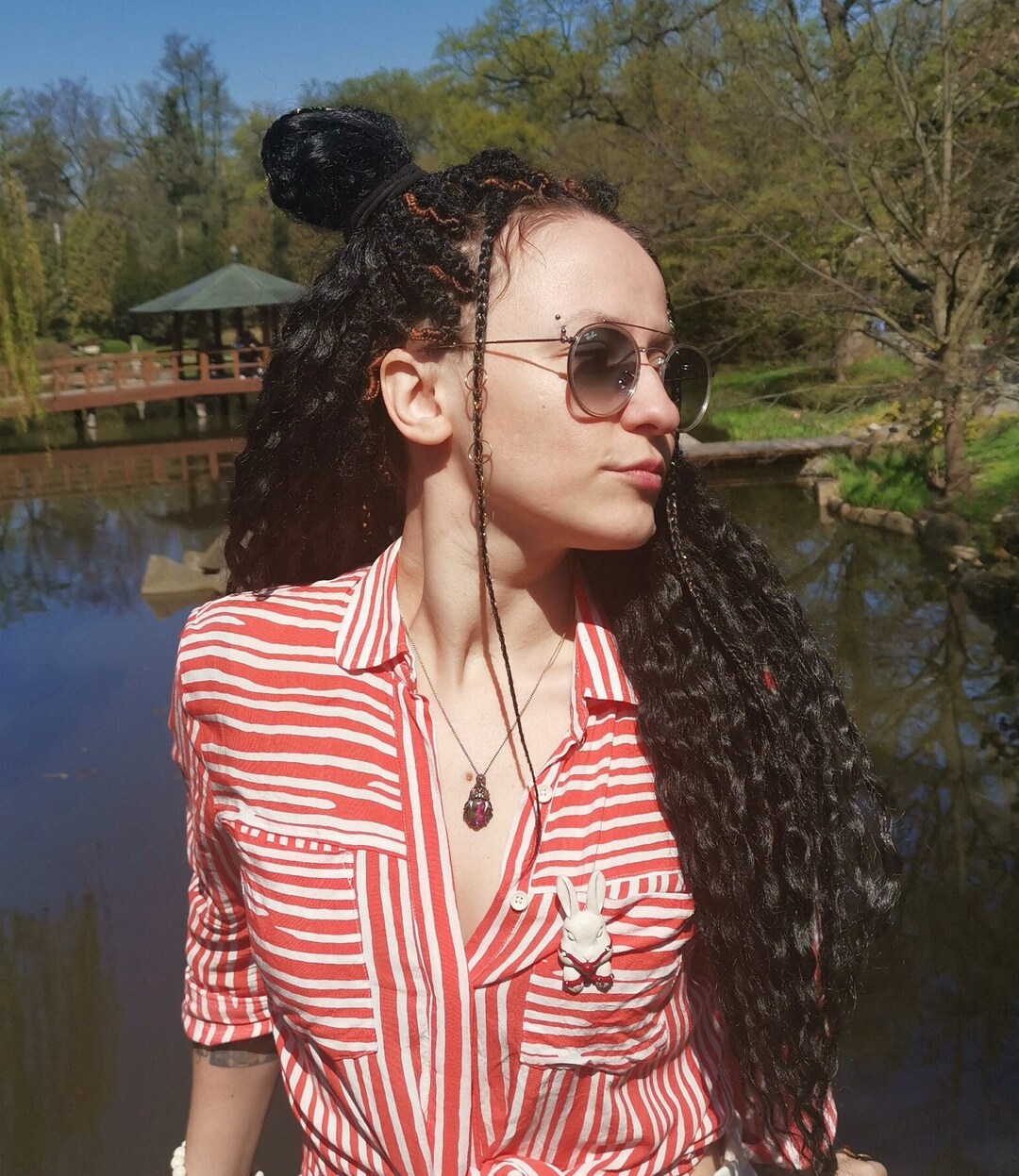 Curls Total Black Curl Black Gold High Volume Dreads Witch/light ...