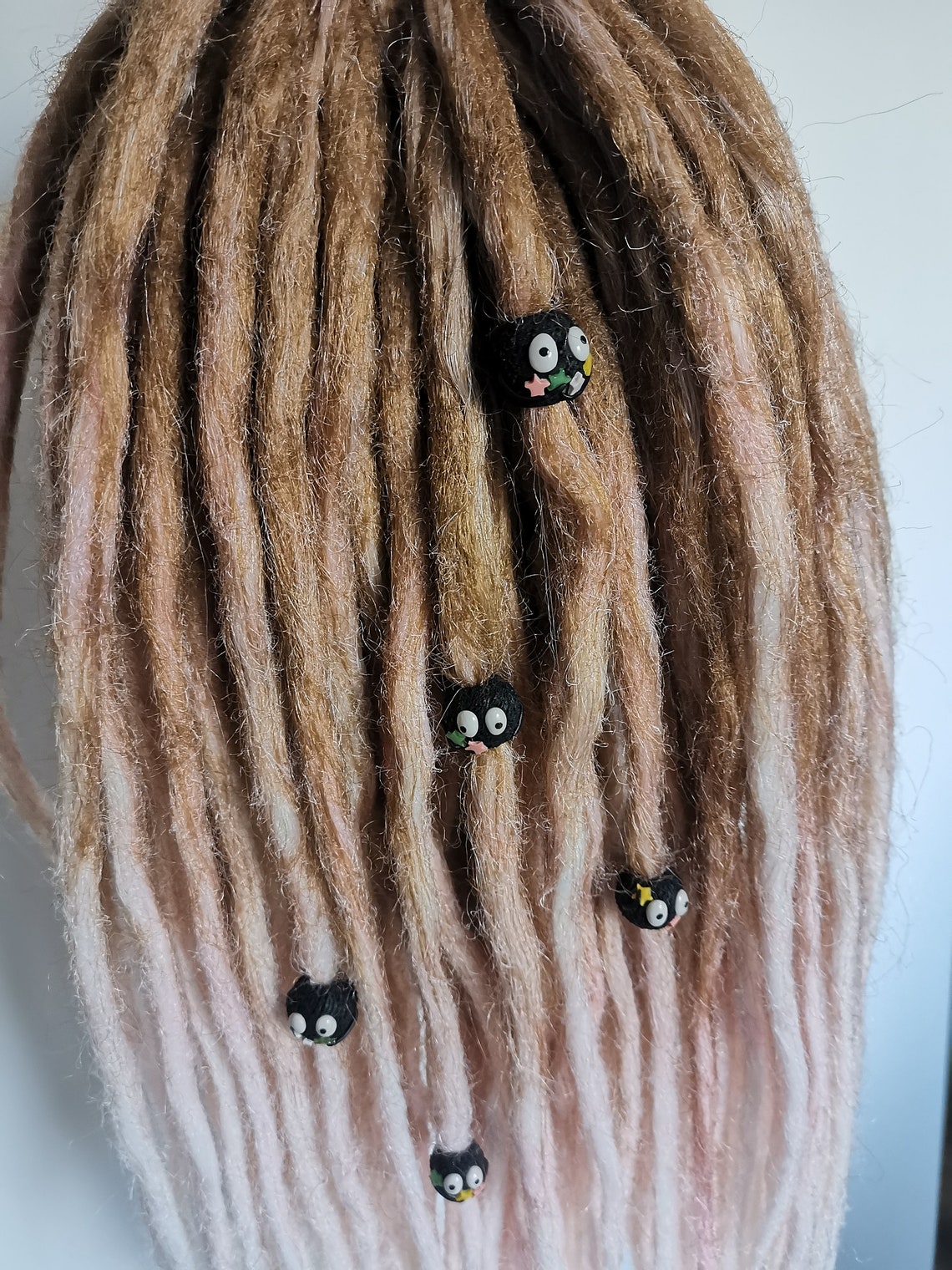 Susuwatari Cute Dread Beads Black Soots/ Wandering Soot Decoration for ...