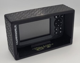 Troll & Find Black and Yellow Side Mount Only for Humminbird, Garmin ...
