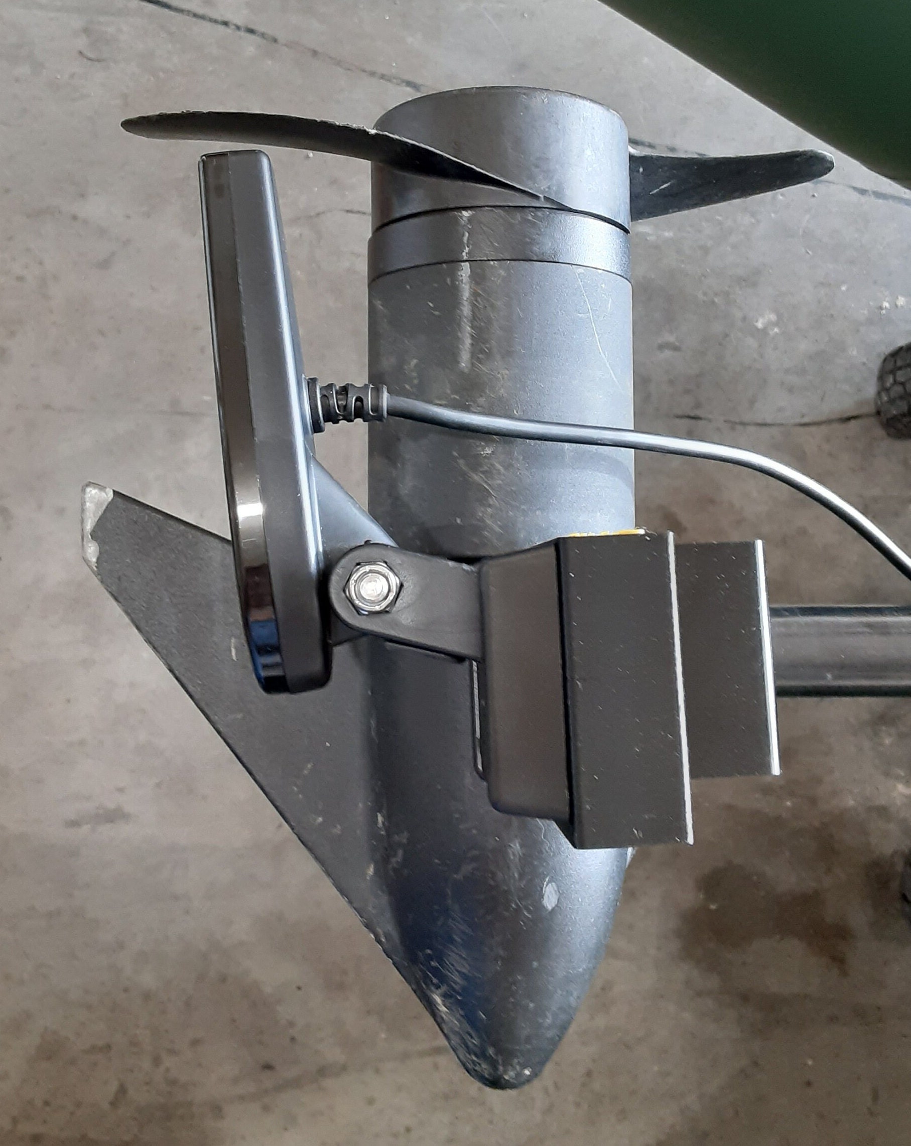Trolling Motor Transducer Side Mount for Garmin, Lowrance, Humminbird ...