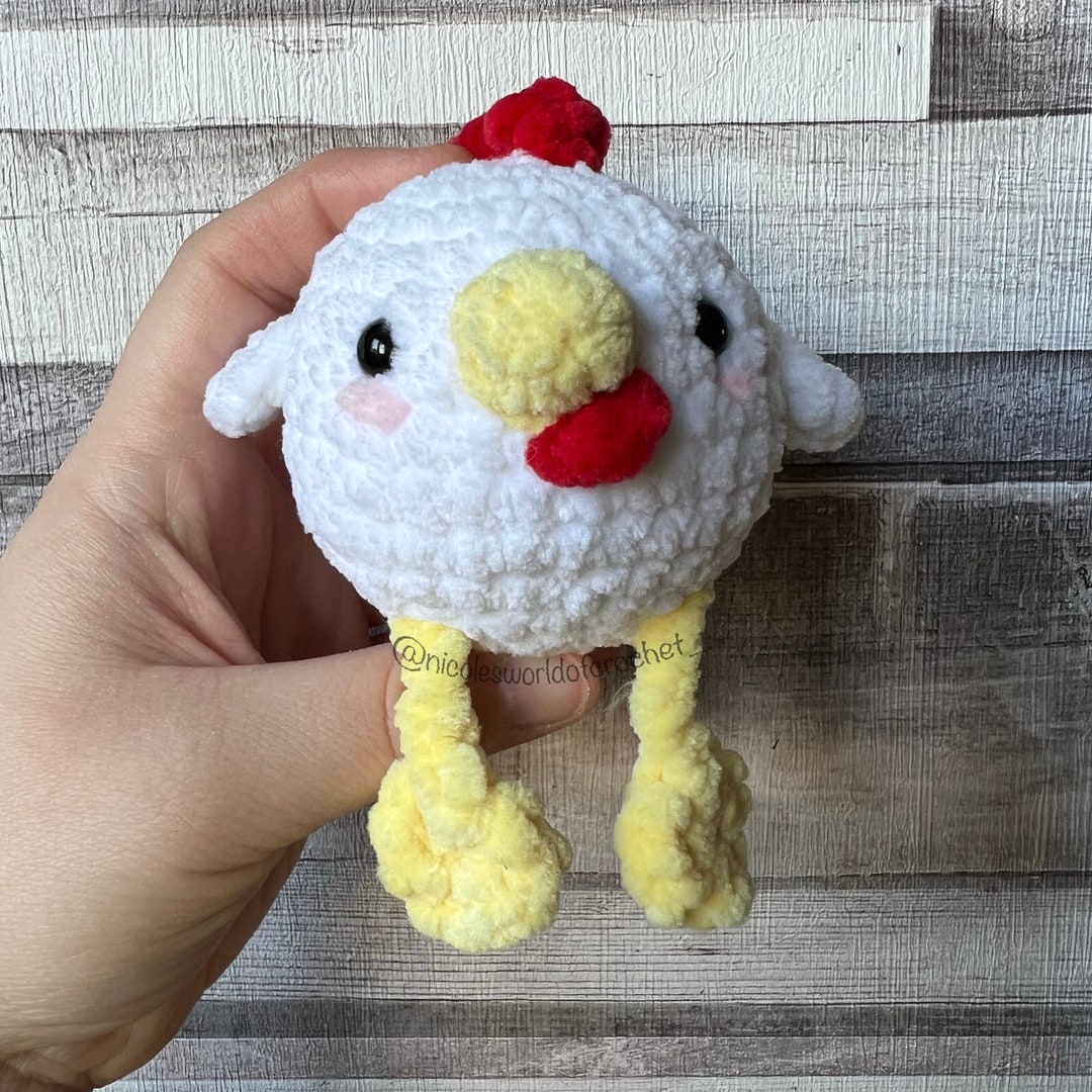 Crochet Chicken Stress Buddy - Etsy