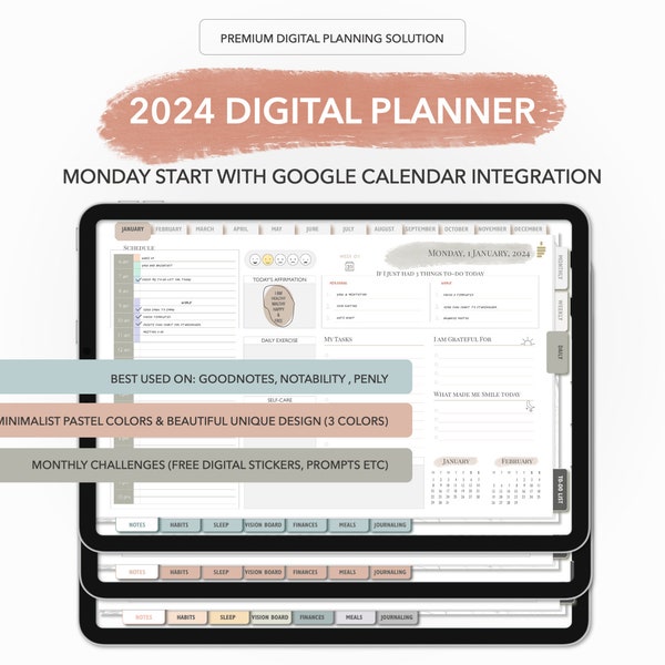 Planner Calendar - Etsy