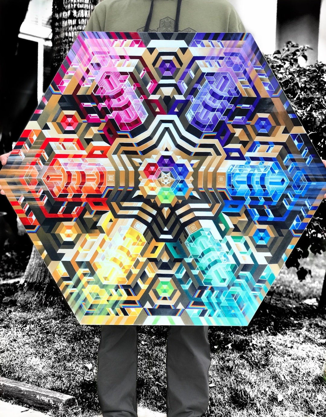 Tactile Aluminum Die Cut Print by Mechmaster Mike - Etsy