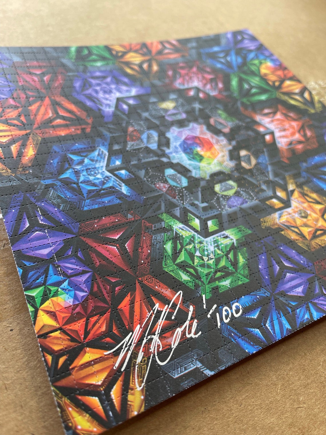 Prismatica Blotter Art by Mechmaster Mike Aka Mike Cole - Etsy