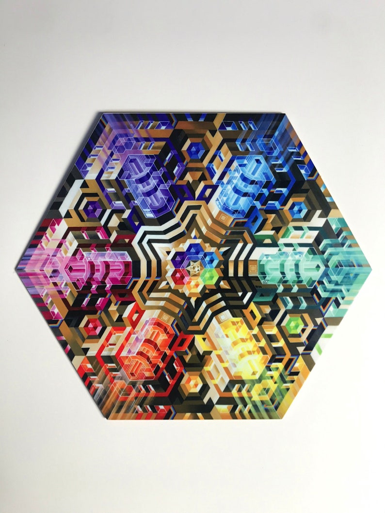 Tactile Aluminum Die Cut Print by Mechmaster Mike - Etsy