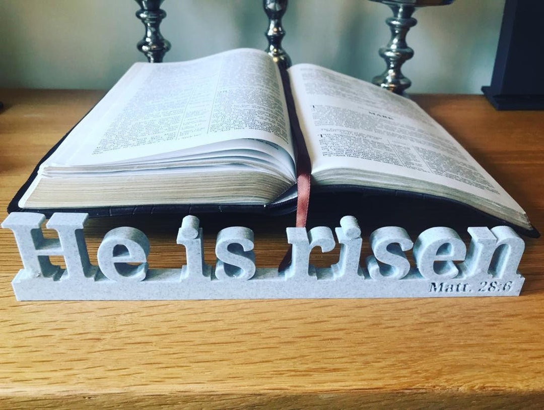 He is Risen Matthew 28:6 Standing Verse - Etsy