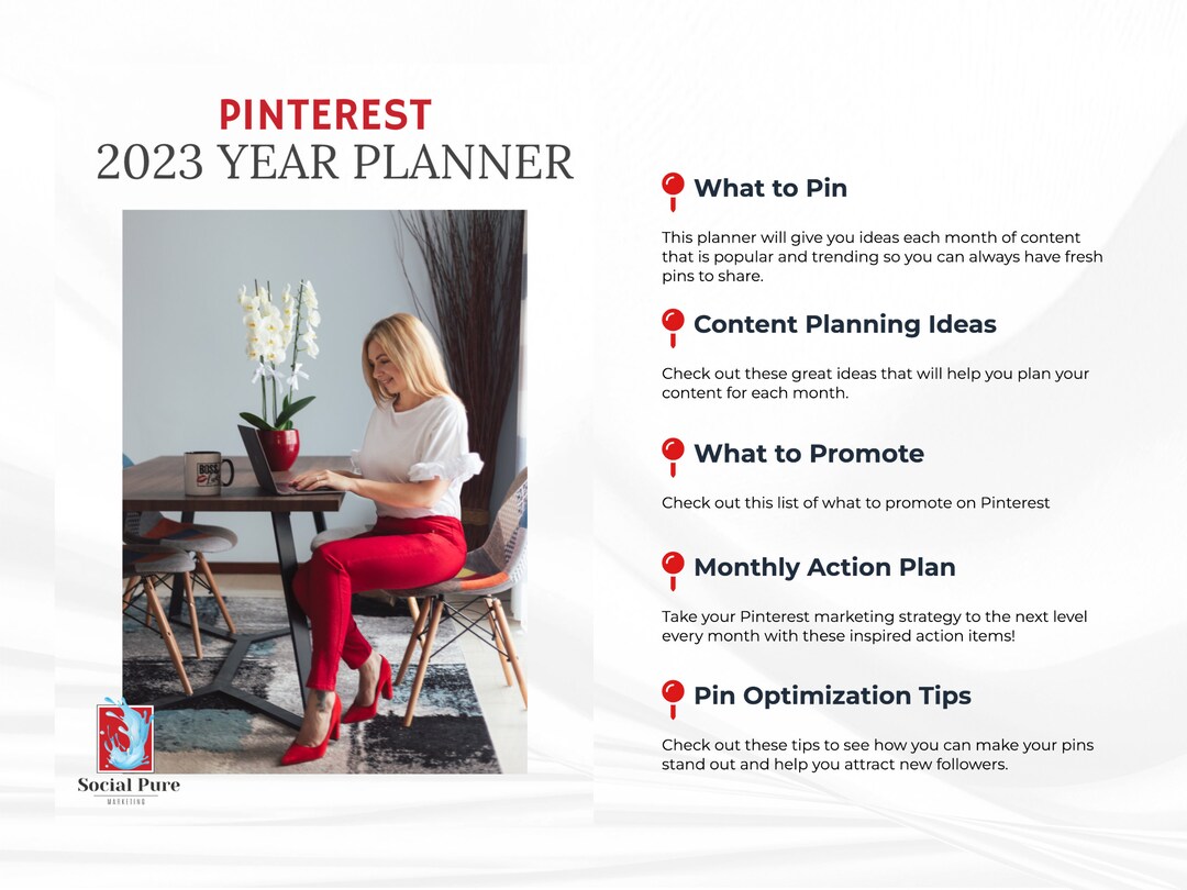 Pinterest 2023 Year Planner - Etsy