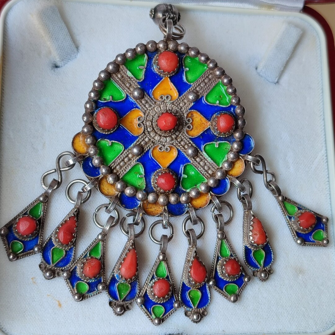 Rare Item. Traditional Berber Kabyle Silver Fibula, Algeria. Kabyle. - Etsy