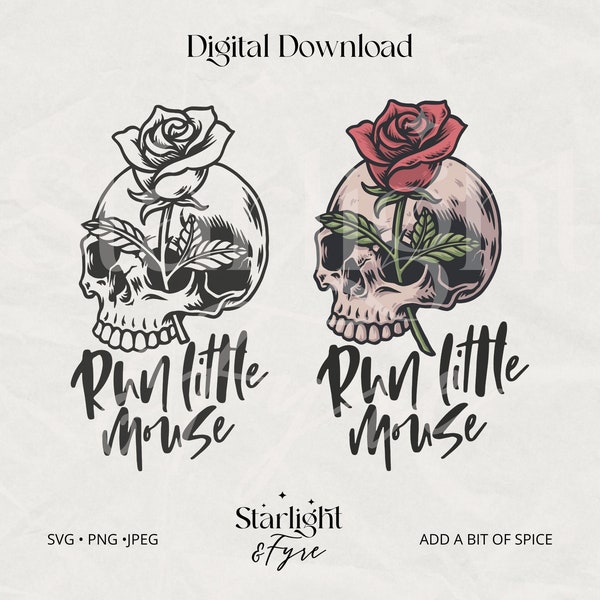 Run Little Mouse Svg - Etsy