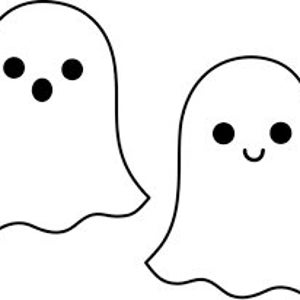 Simple Halloween Ghost - Etsy